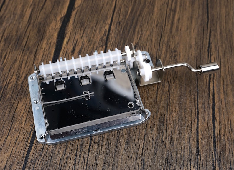 DIY Upgrade Your Paper Strip Music Box Mechanism, Hand Crank Music Box ...