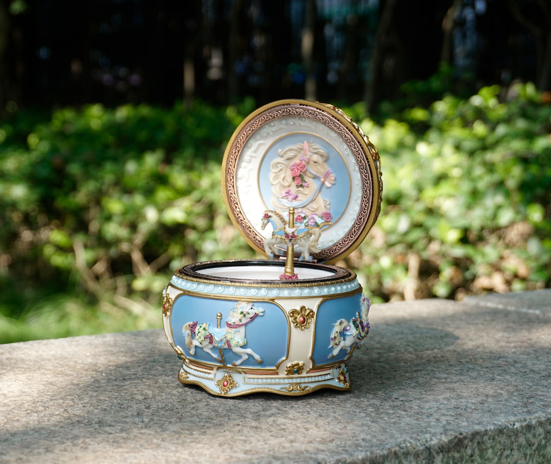 Personalized Carousel Horse Music Box With Engraved for Christmas Gift ...