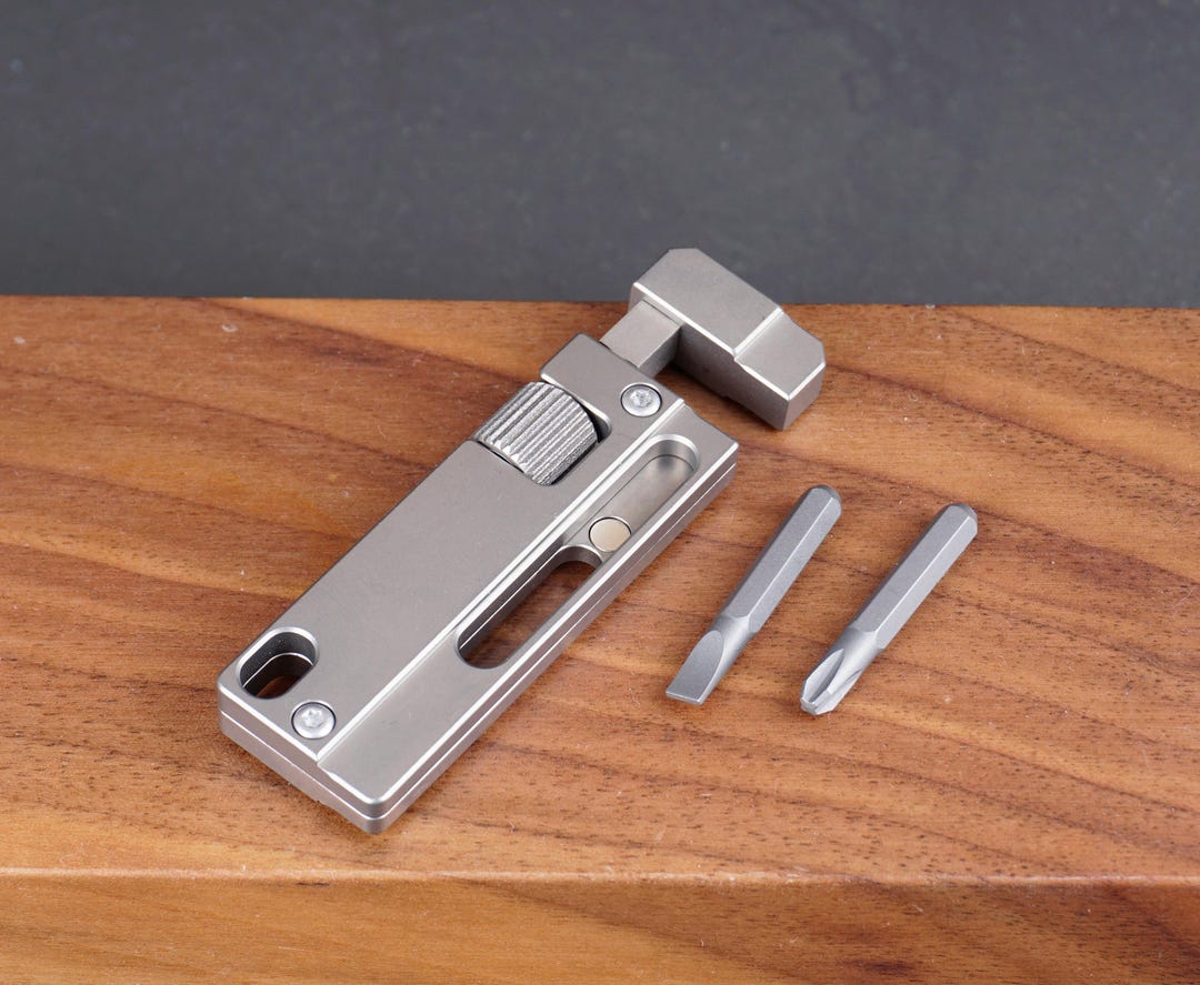 Personalized Titanium EDC Multi-tool, Pocket Keychain - Etsy