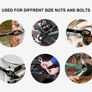 Personalized Universal Double Sided Ended Wrench Socket, Handwriting Tool Gift for Dad, Him ...