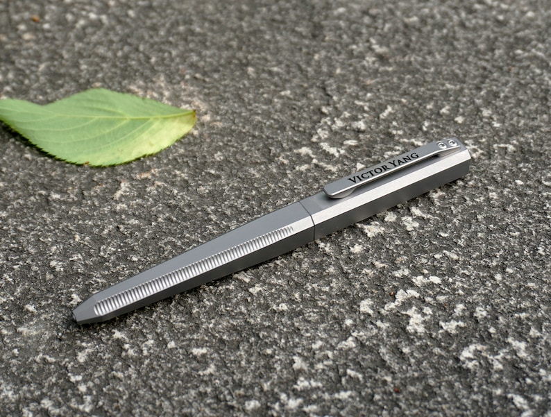 Personalized EDC Titanium Tactical Pen With Tungsten Steel - Etsy