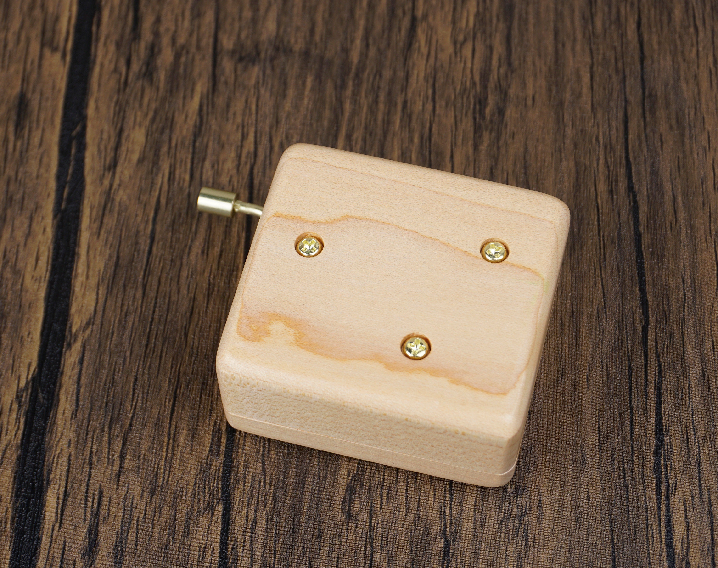 Personalized Music Box With Engraving and Inlay, Grow in the Dark Inlay ...