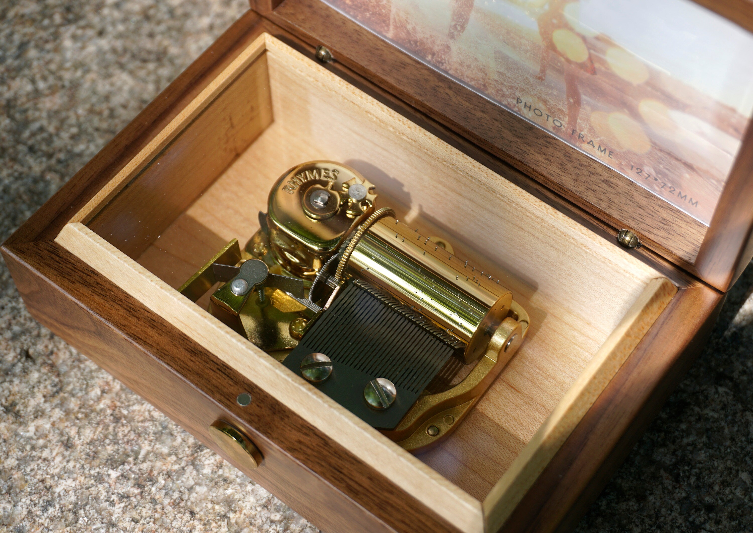 Custom Song Engraved 30 Note Wood Music Box With Photo - Etsy