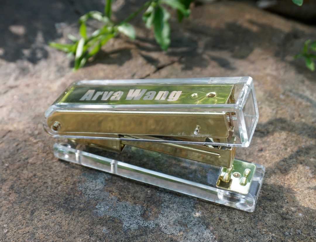 Personalized Clear Stapler With Engraving, Teacher Gifts for Her, CPA ...