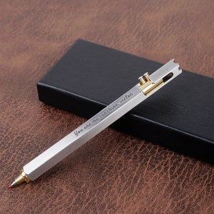 Personalized Men Bolt-action Pen With Engraved, Custom EDC Pen for Him ...
