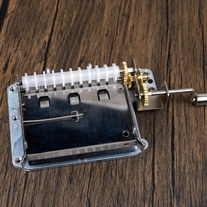 DIY Upgrade Your Paper Strip Music Box Mechanism, Hand Crank Music Box ...