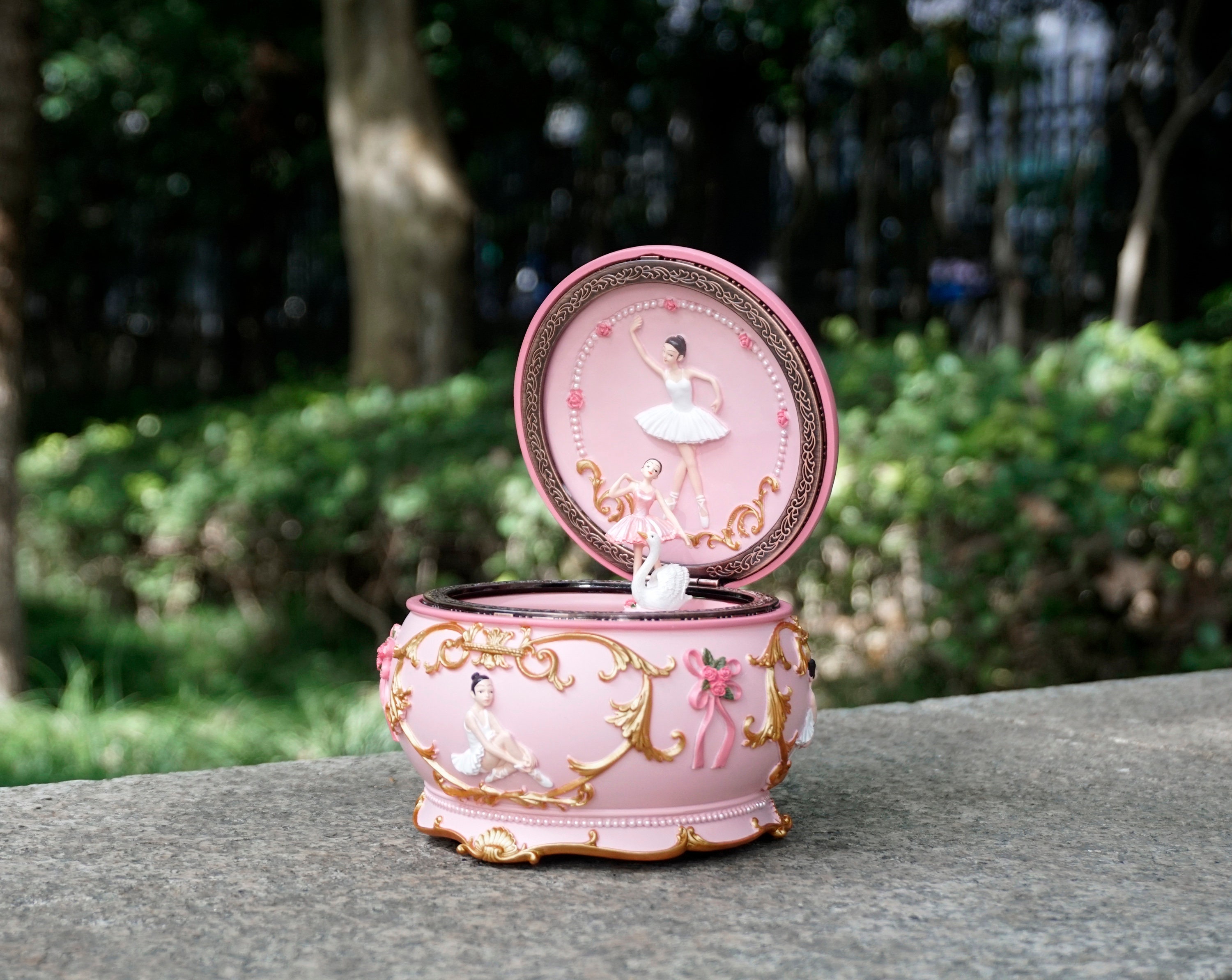 Personalized Ballerina Girl Rotate Music Box for Christmas Gift - Etsy