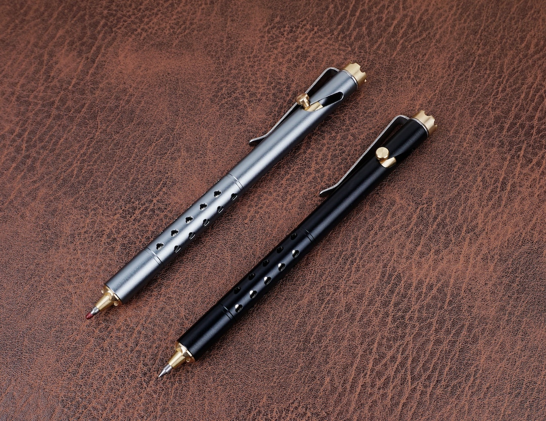 Personalized Men Bolt-action Pen With Name Engraved, Custom EDC Pen for ...