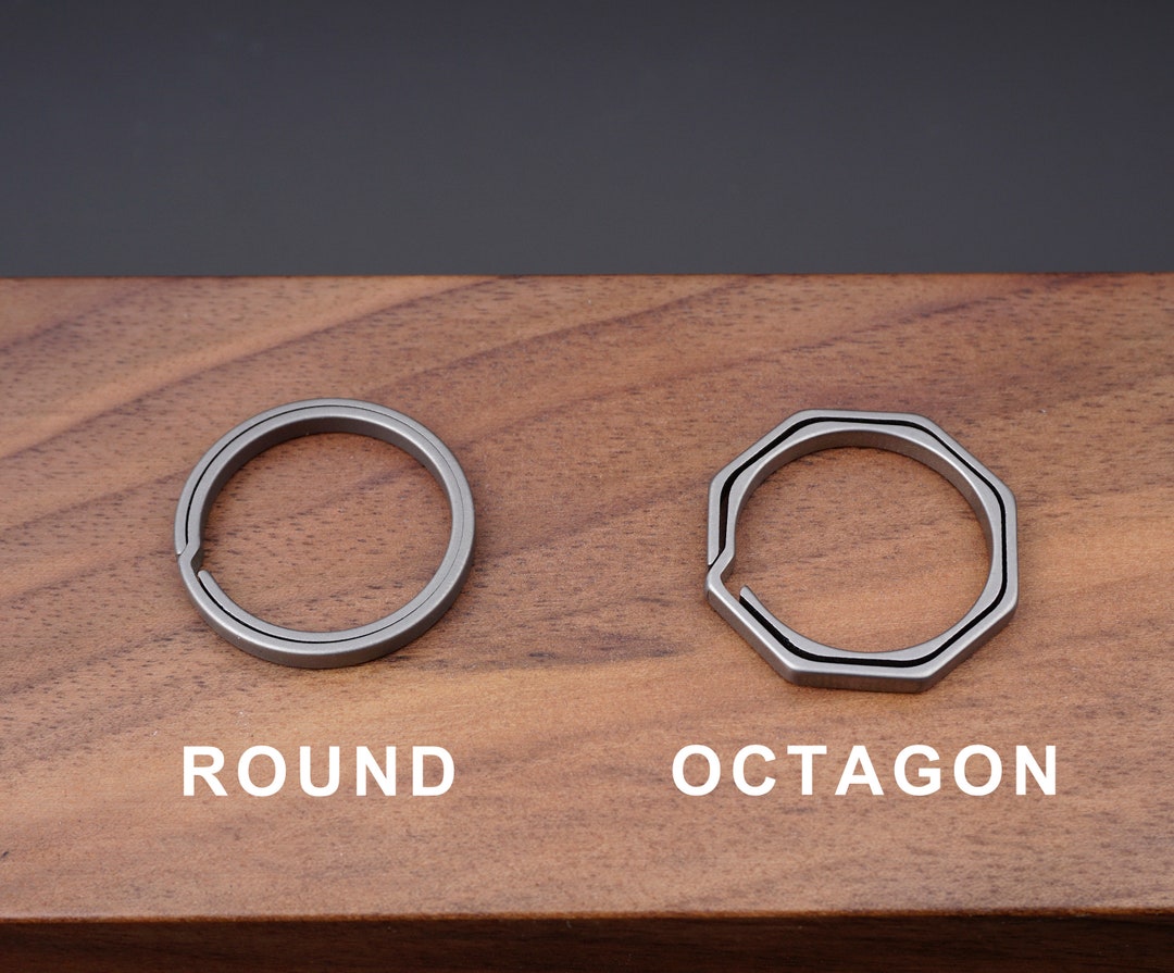 Titanium Key Ring for Keychain - Unique EDC Accessory for Him - Etsy