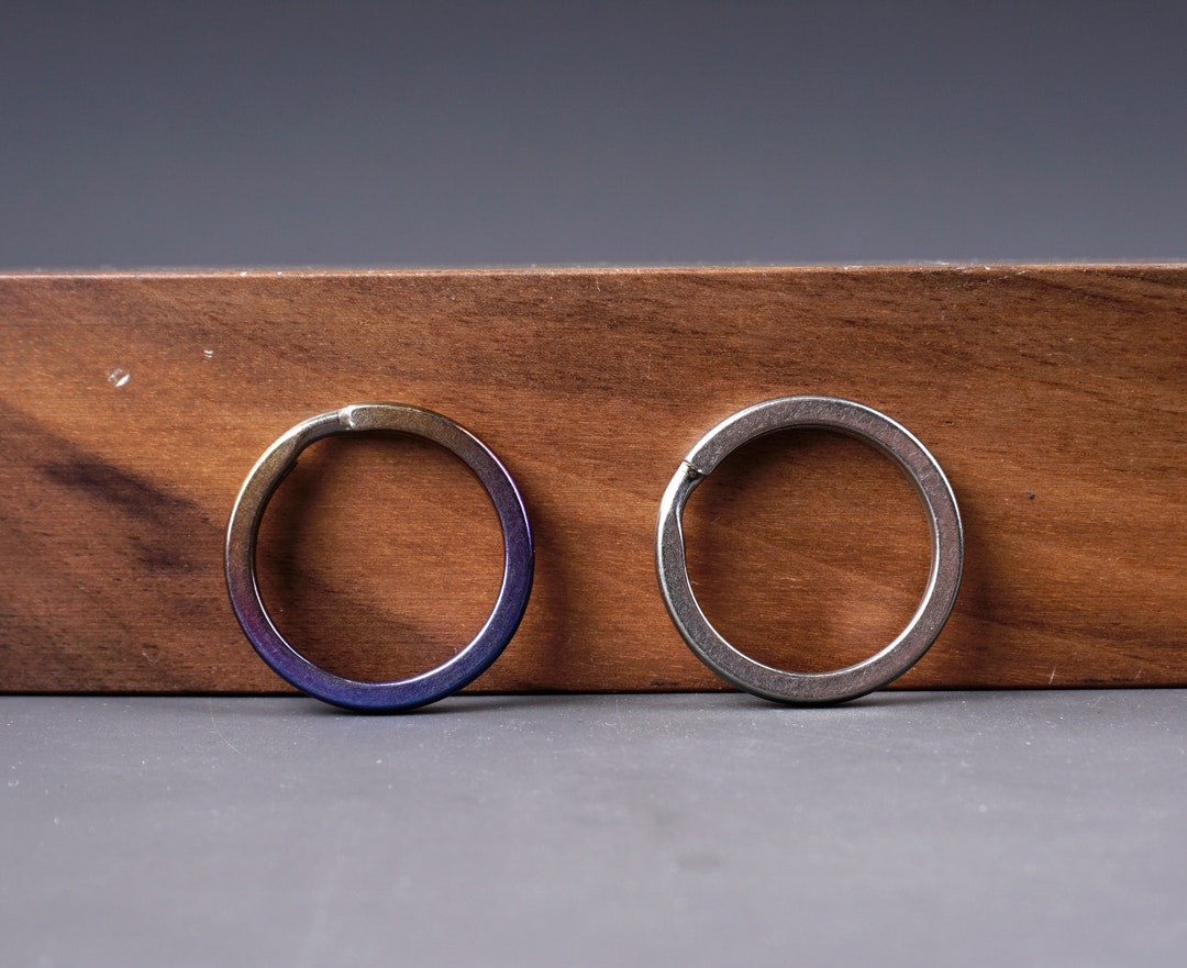 Titanium Key Rings for Keychain - Unique EDC Accessory - Etsy