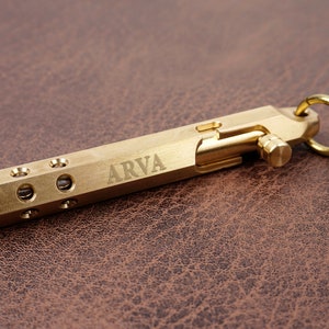 Personalized Men Bolt-action Pen With Engraved, Custom EDC Pen for Him ...