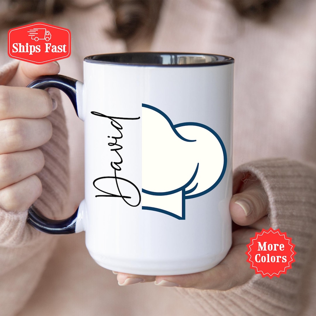Personalized Chef Mug: Custom Name, Chef Hat Coffee Cup - Etsy