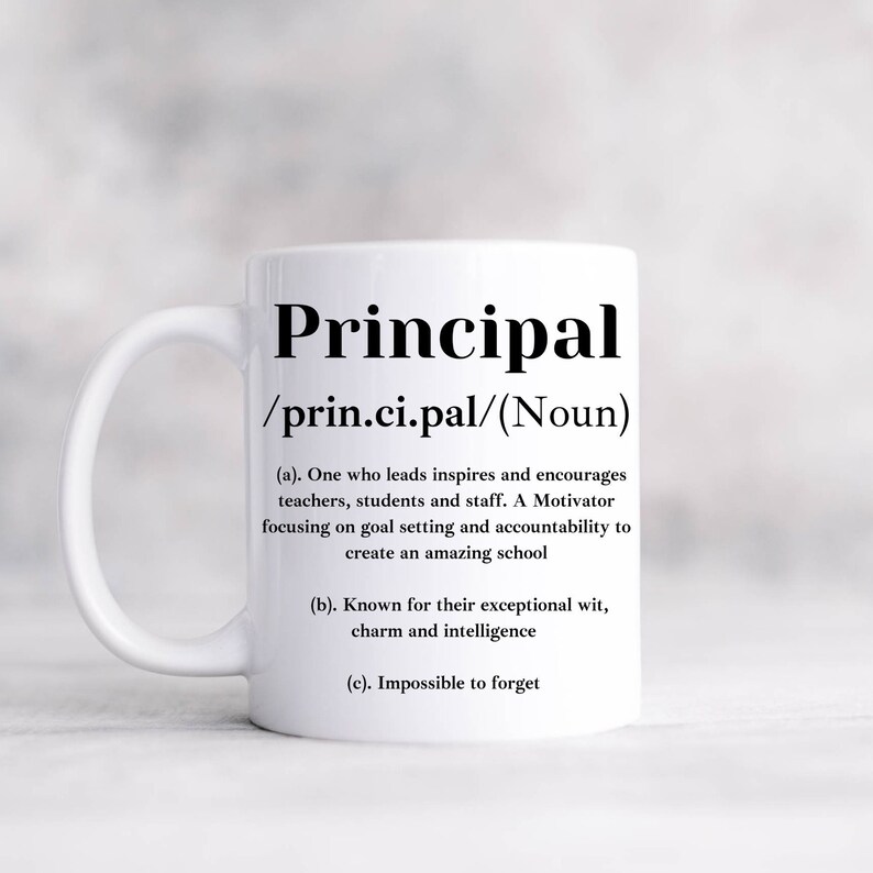 Principal Definition Principal Appreciation Gifts Gift for - Etsy