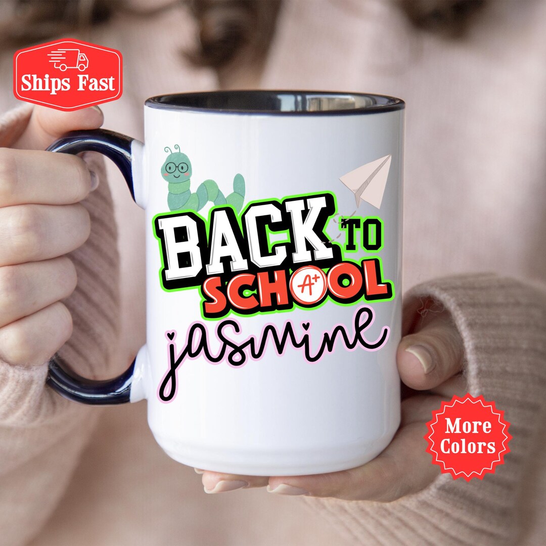 Back to School Mug for Teacher, Personalized Teacher Appreciation ...