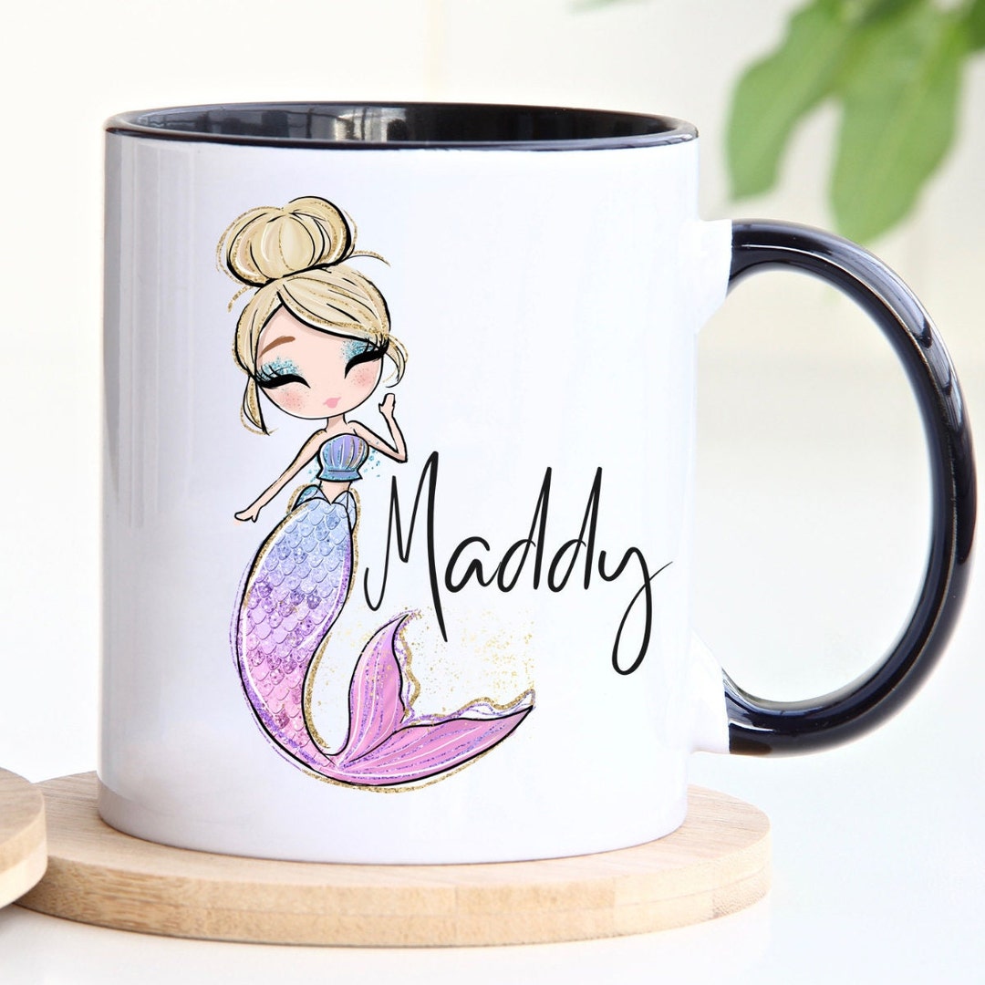 Mermaid Mug Magical Mermaid Coffee Cup Mermaid Mug With Name - Etsy