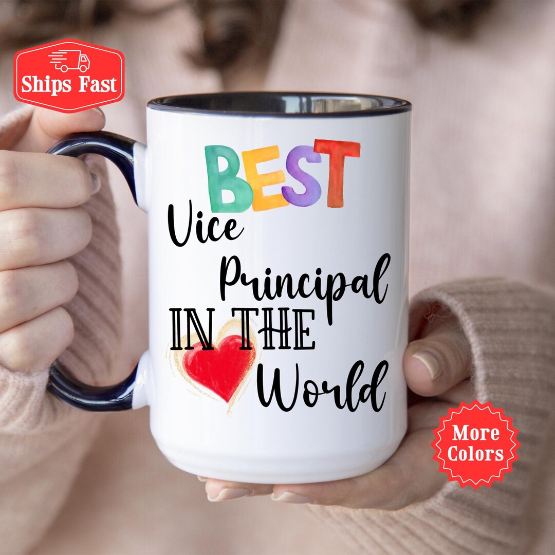 Vice Principal Mug, Best Vice Principal in the World Coffee Mug, Vice ...