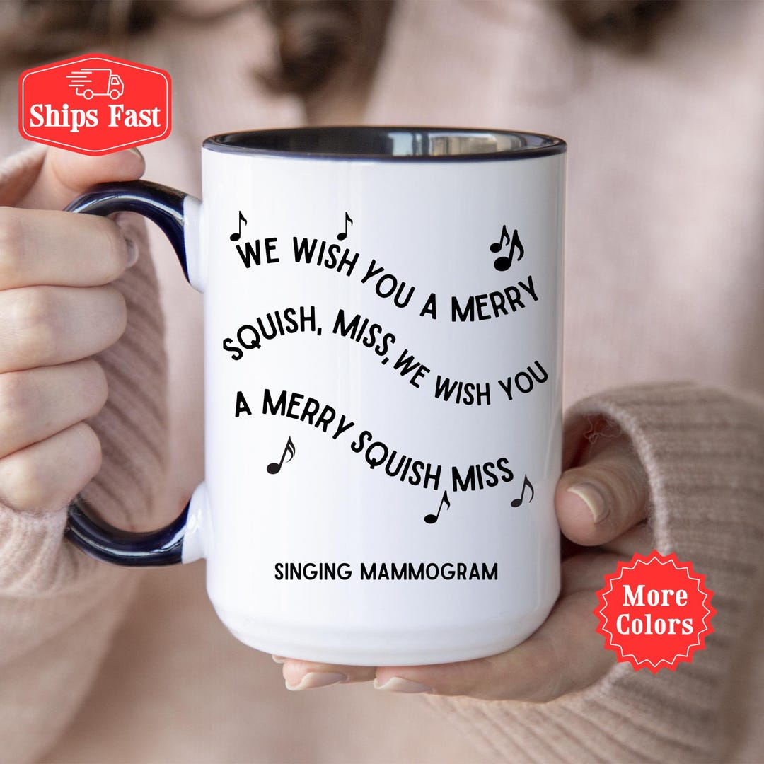 Mammogram Christmas Mug, Mammography Tech Gift, Mammography ...