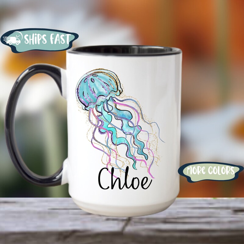 Jellyfish Mug - Etsy