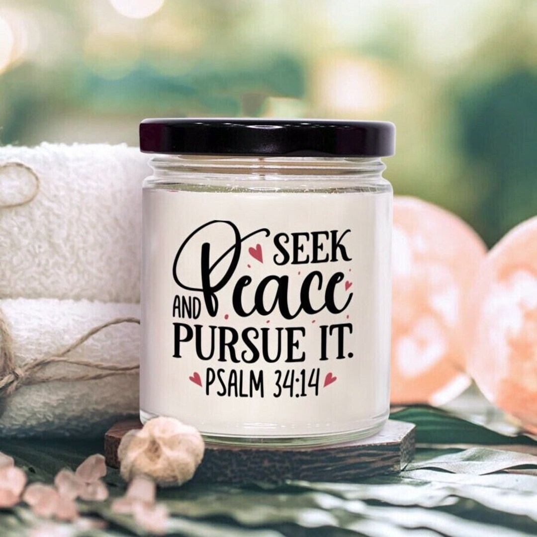 Bible Verse Candle, Scripture Candle, Bible Study Gift for Women, New ...