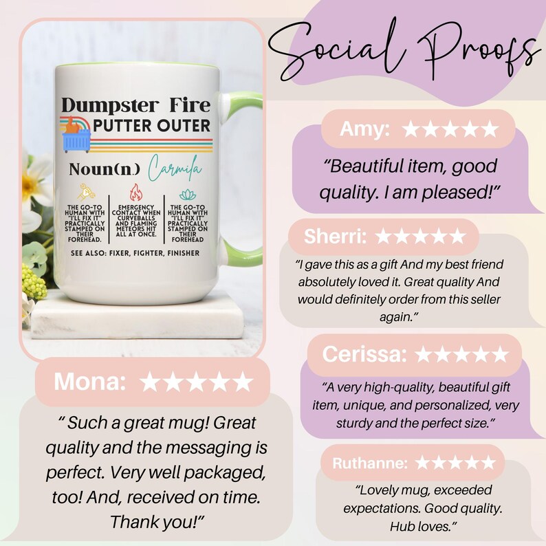Funny Boss Mug, Dumpster Fire Putter-outer Mug, Personalized Manager ...