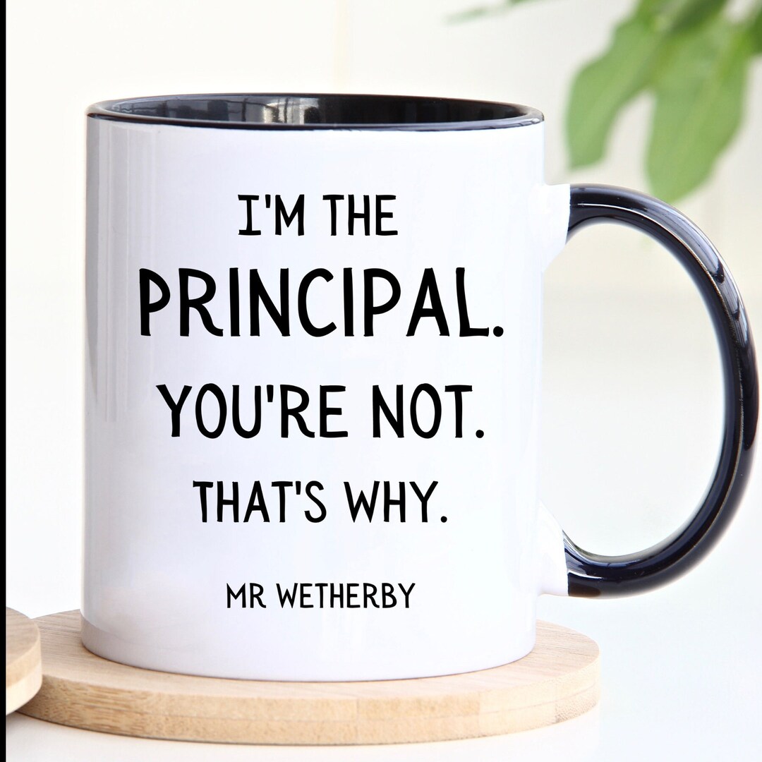 Principal Mug, Personalized Principal Coffee Mug, Funny Principal Gift ...