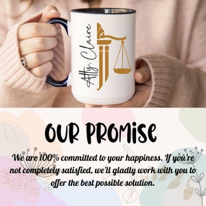 Lawyer Gift, Personalized Lawyer Coffee Mug With Name, Custom Attorney ...