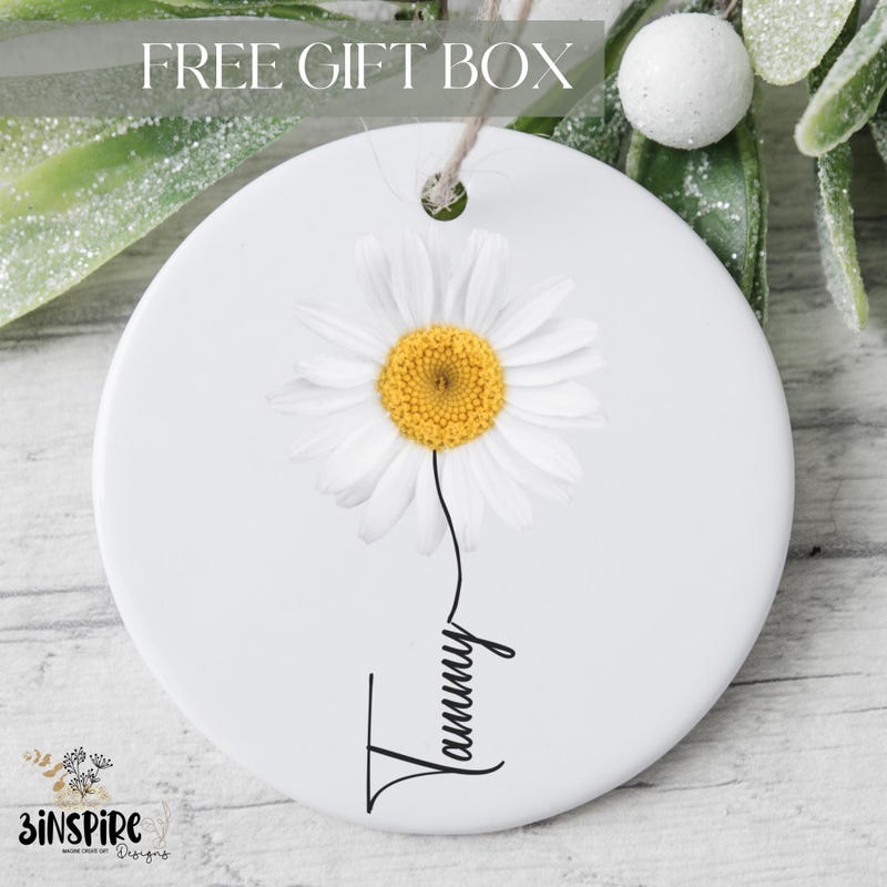 Daisy Ornament for Nurse - Etsy