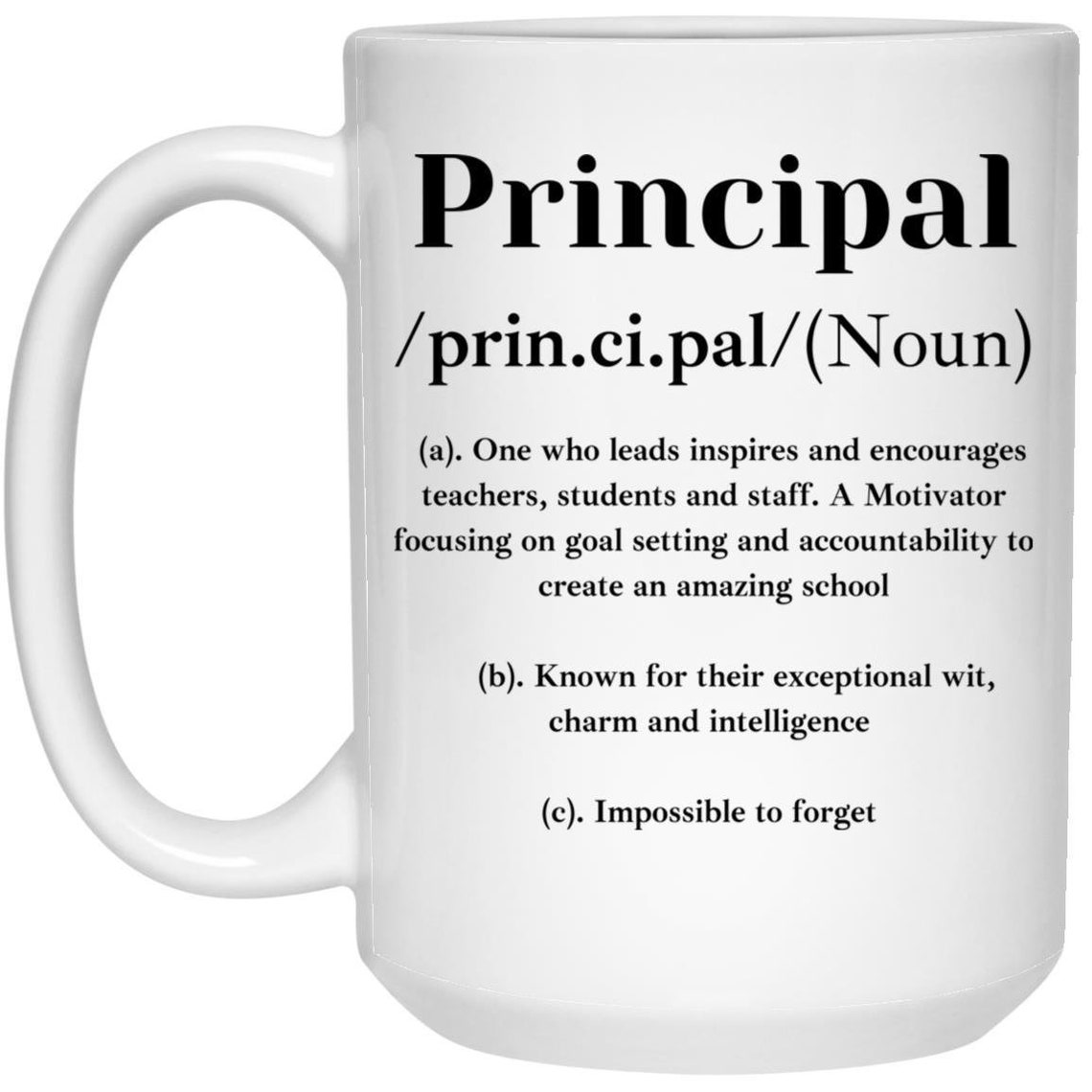 Principal Definition Principal Appreciation Gifts Gift for - Etsy