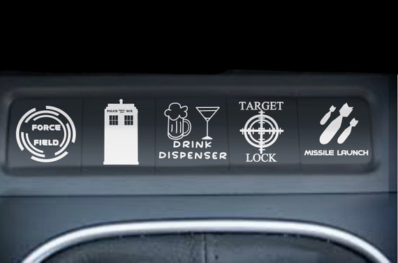 5 Funny Car Buttons V3 Digital Download | Etsy UK