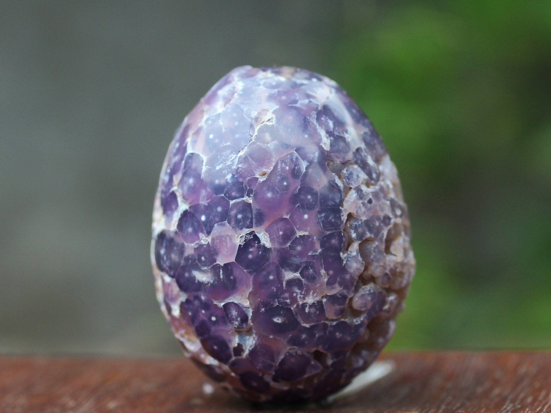 Grape Agate Egg - Etsy