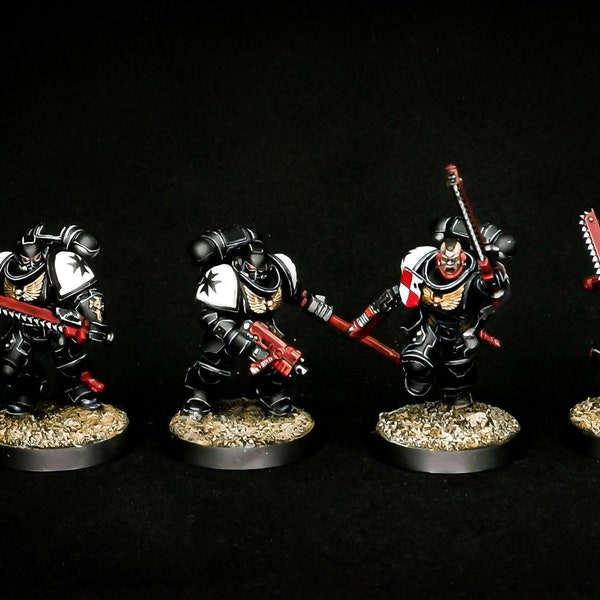 Black Templars 40k Painted - Etsy