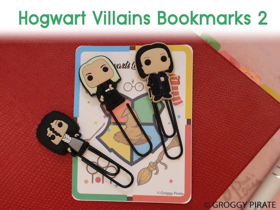 Hogwarts Bookmarks Harry Potter, Professor Severus Snape, Lucius Malfoy ...