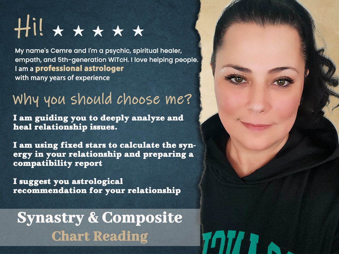 Synastry Composite Chart Reading -- Relationship, Compatibility & Love ...