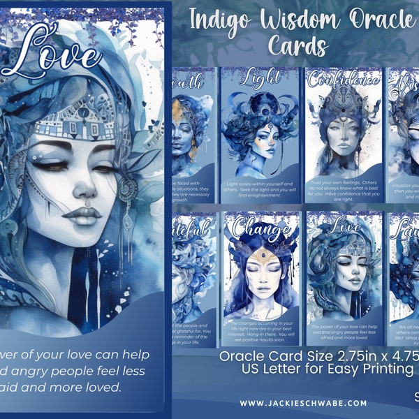 Oracle Indigo - Etsy