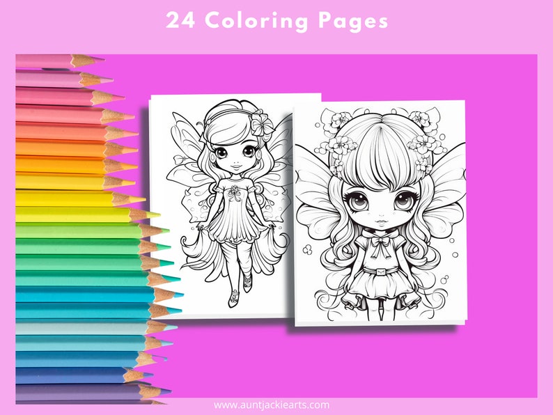 Cute Little Girl Fairies Coloring Pages, Enchanting Baby Girl Fairies ...
