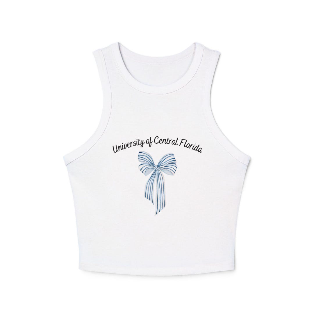 University of Central Florida UCF Bow Mini Tank Top - Etsy
