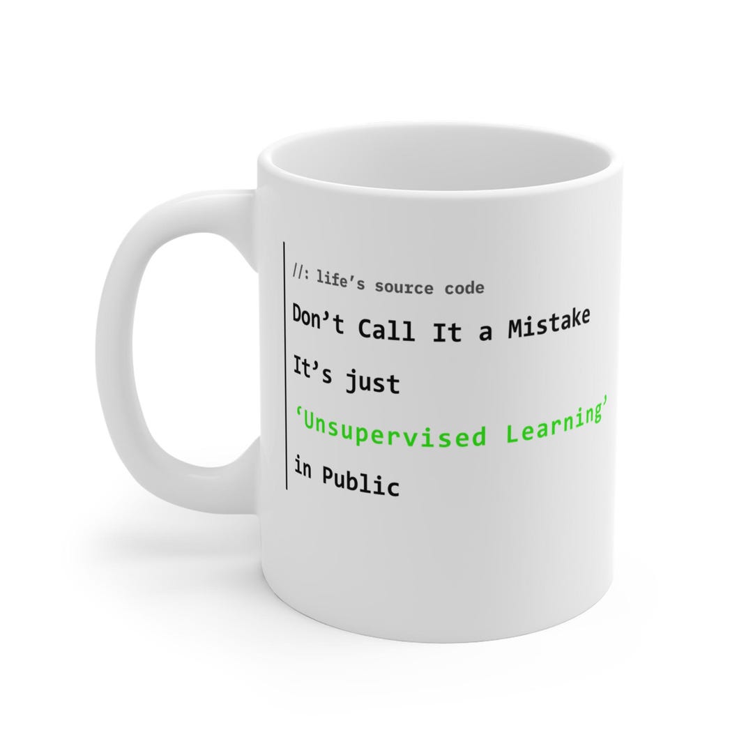 AI Joke Mug: Tech Lover Coffee Cup, Funny Programmer Gift, 11oz Ceramic ...