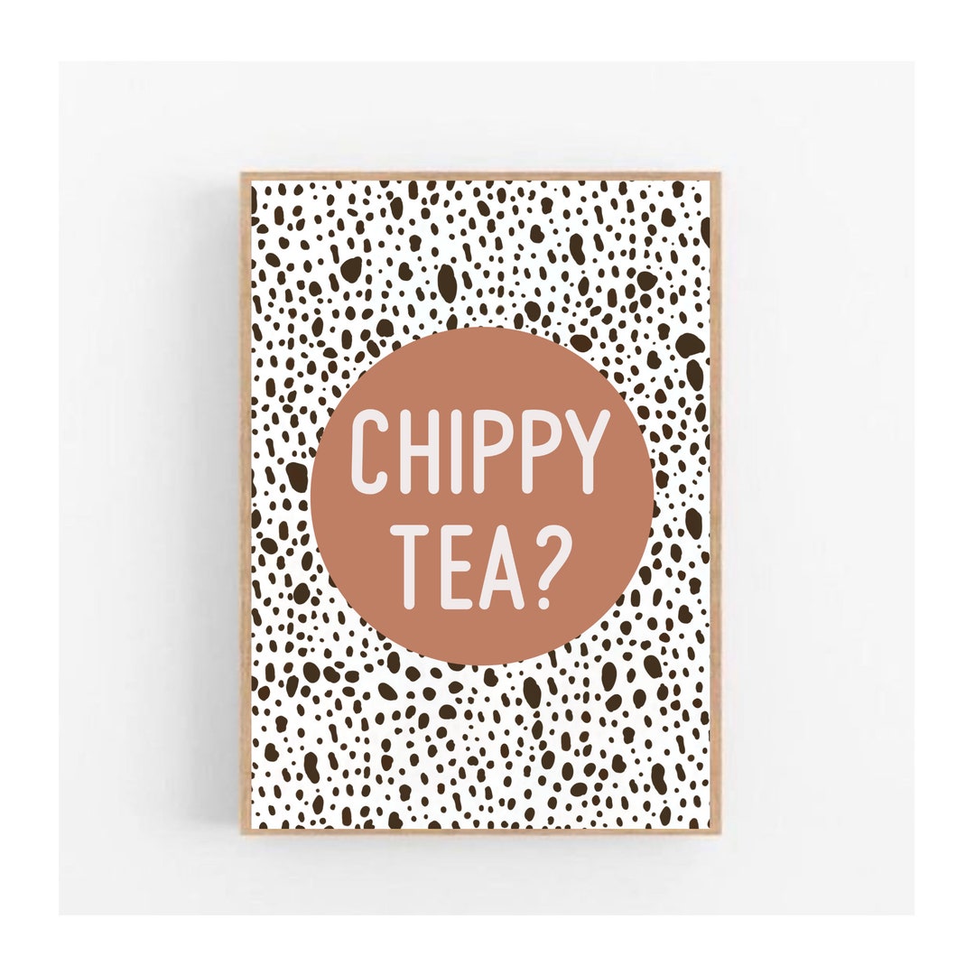 Chippy Tea Fish and Chips. Breakfast, Dinner, Tea. North East Themed ...