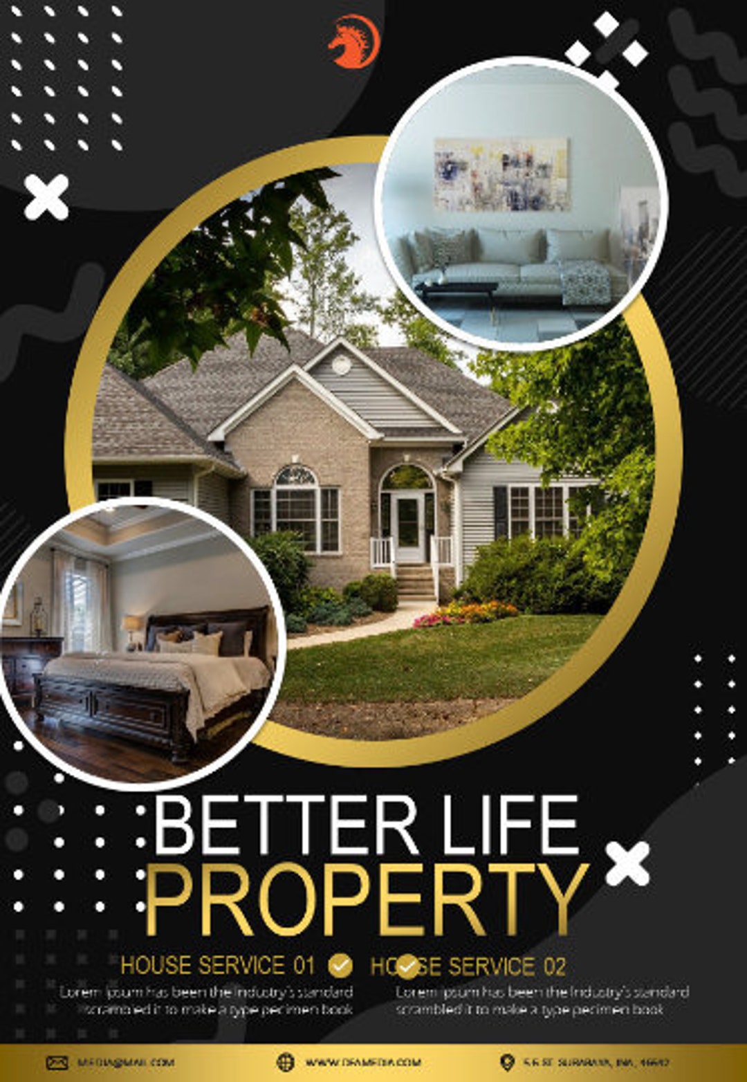 10 Real Estate Advertising Flyers Template Fully Editable in - Etsy