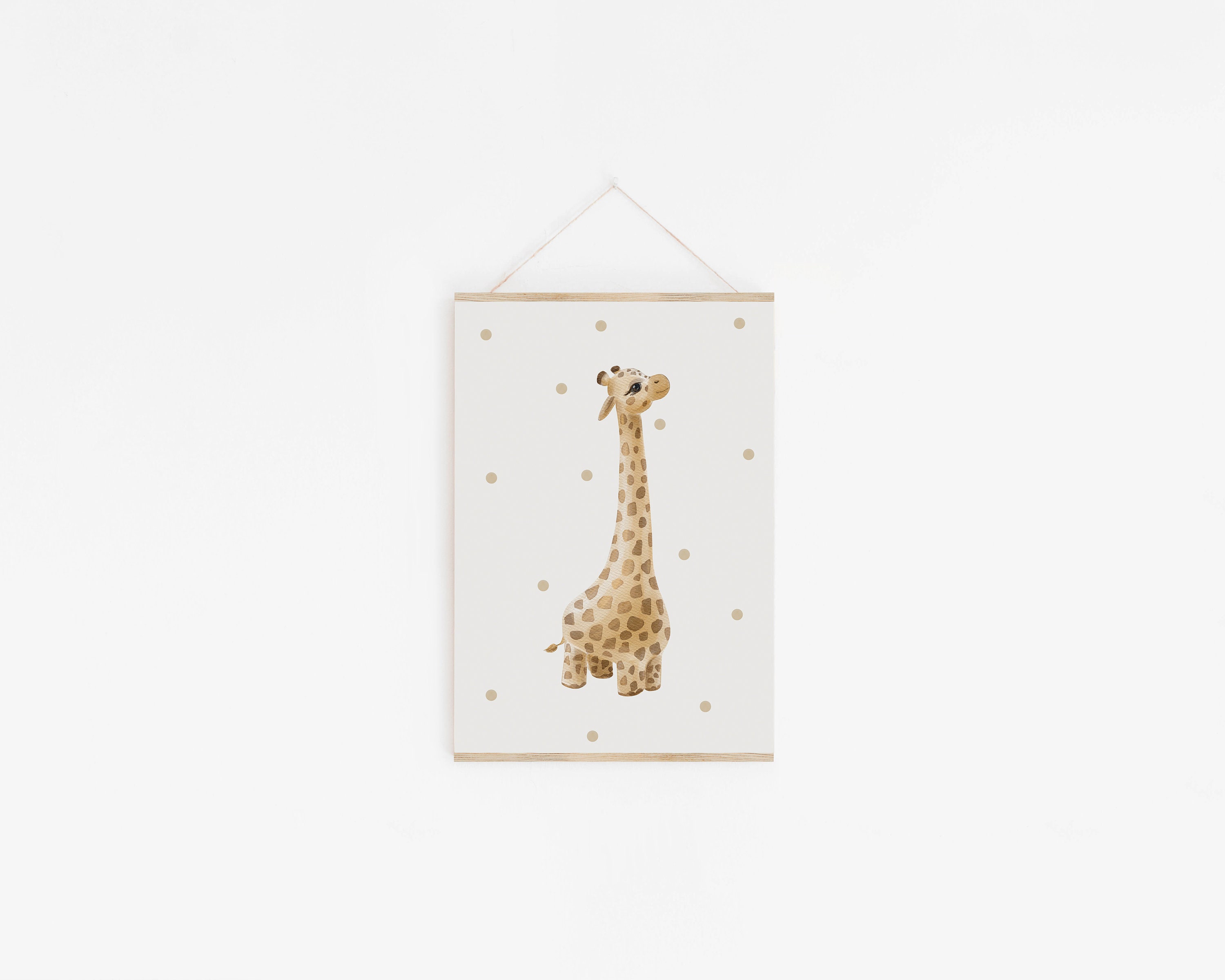 Nursery Wall Art Set : Safari Poster, Numbers Print, Toddler Room Decor ...