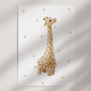 Nursery Wall Art Set : Safari Poster, Numbers Print, Toddler Room Decor ...