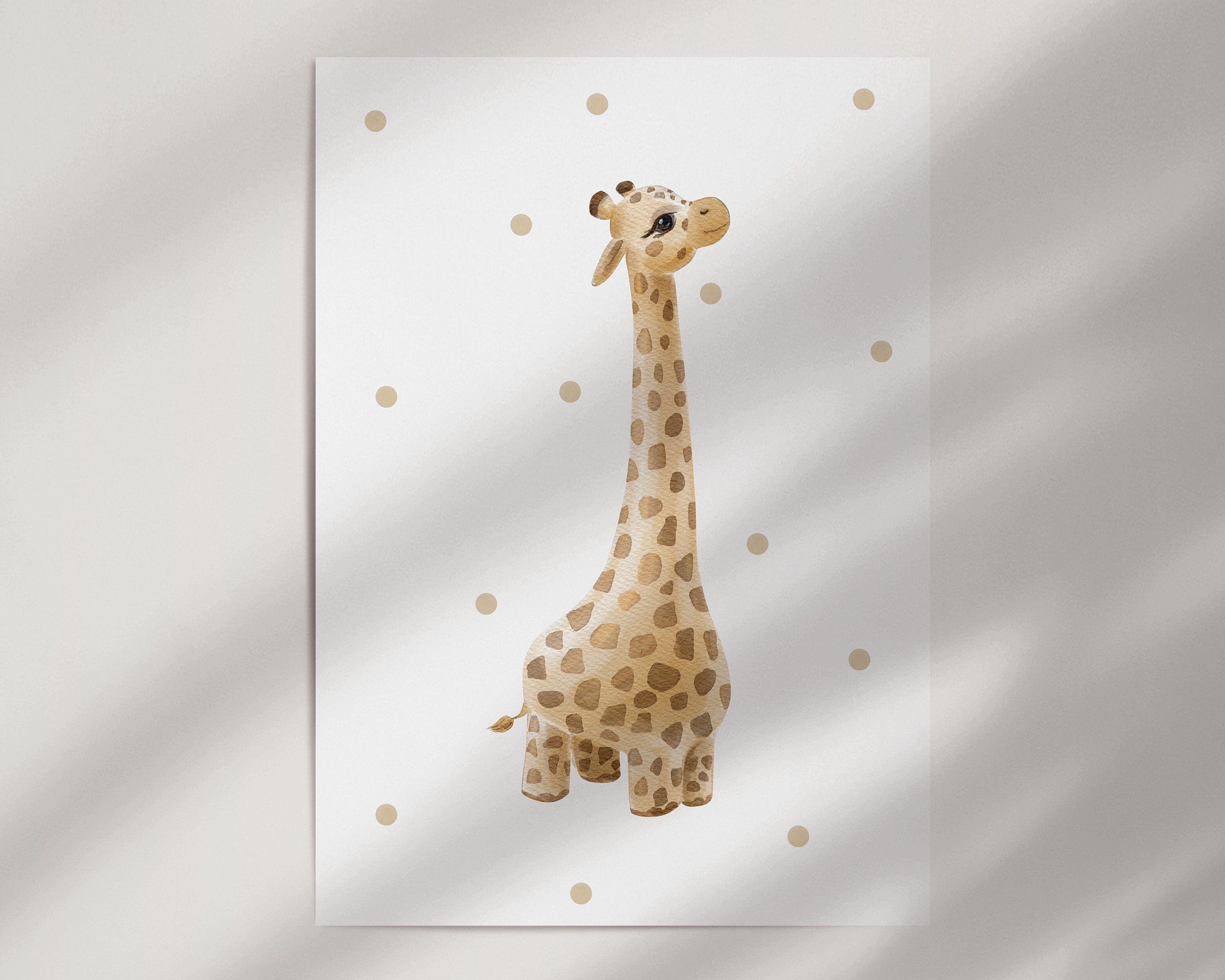 Nursery Wall Art Set : Safari Poster, Numbers Print, Toddler Room Decor ...