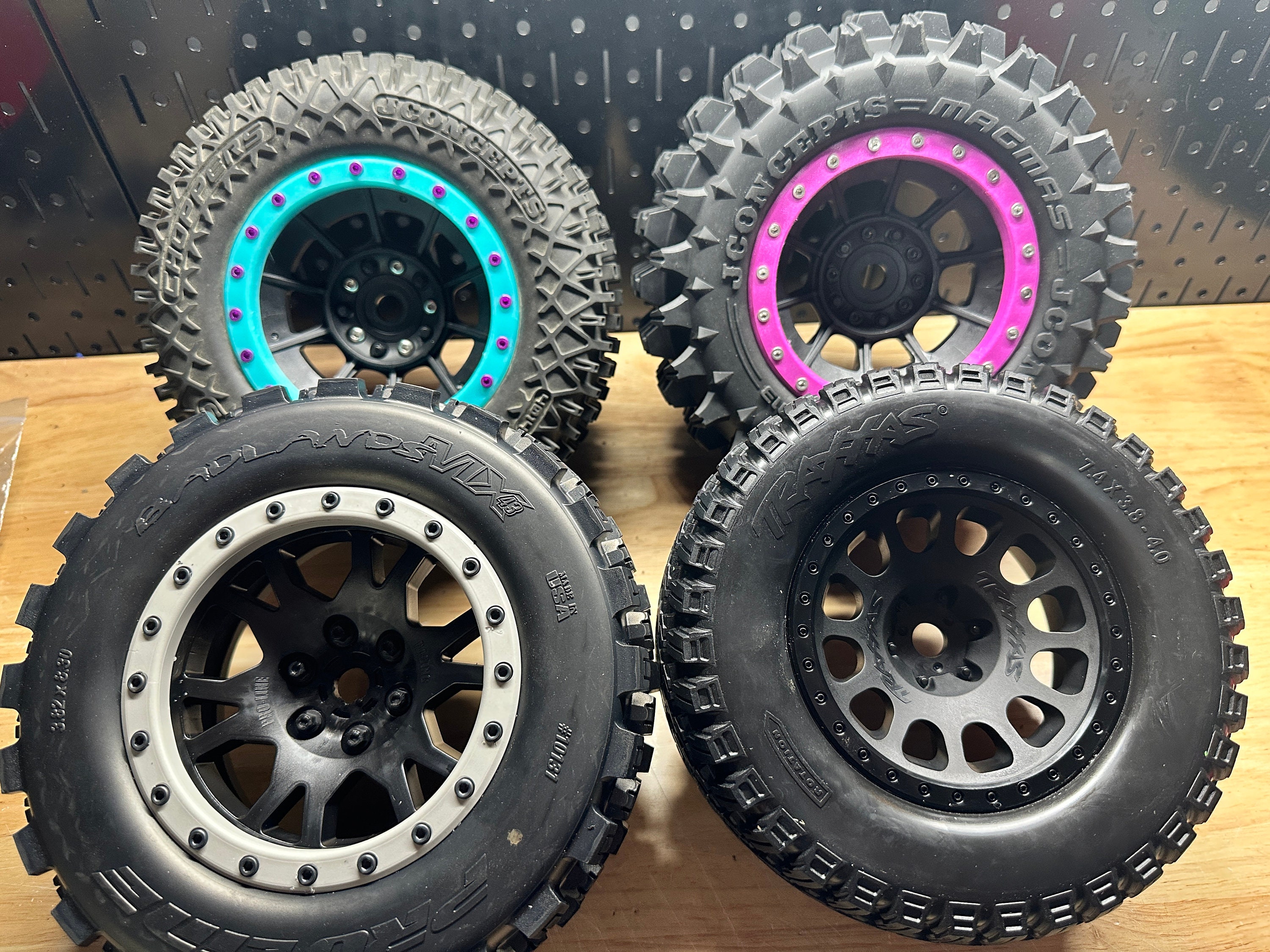 Proline/jconcepts Wheel Bead Lock Rings: Custom Color W/ Optional ...