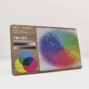 Wooden Digital Business Card - Printing - Etsy