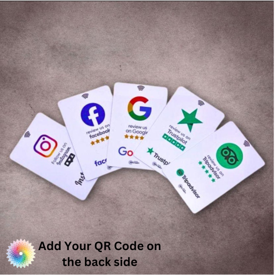 NFC Interactive Smart Review Cards - Boost Online Presence on Google ...