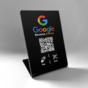 Custom Printed Smart Wedding Table Talker: NFC & QR Code Stand for ...