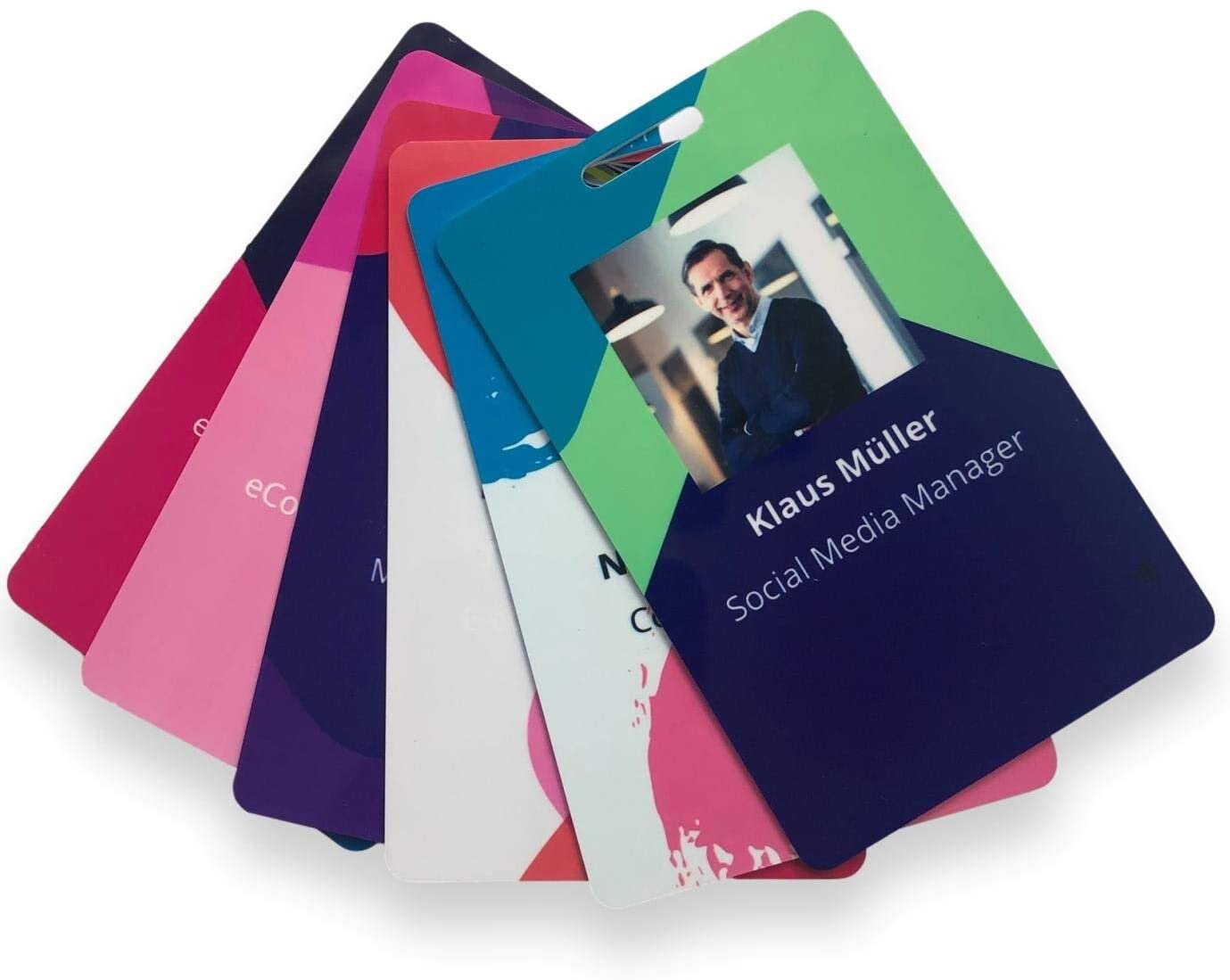 Custom Printed Smart Nfc Digital Business Badge ID Card - Etsy UK