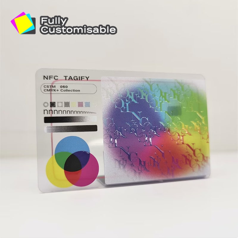 Transparent Nfc Cards - Etsy