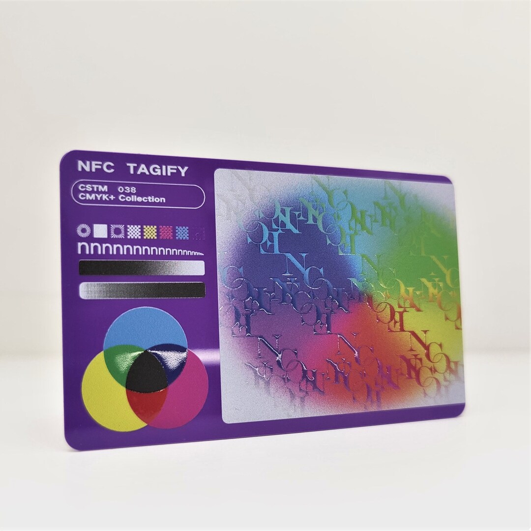 Personalized PVC NFC Digital Business Card Tap Vcard With QR - Etsy