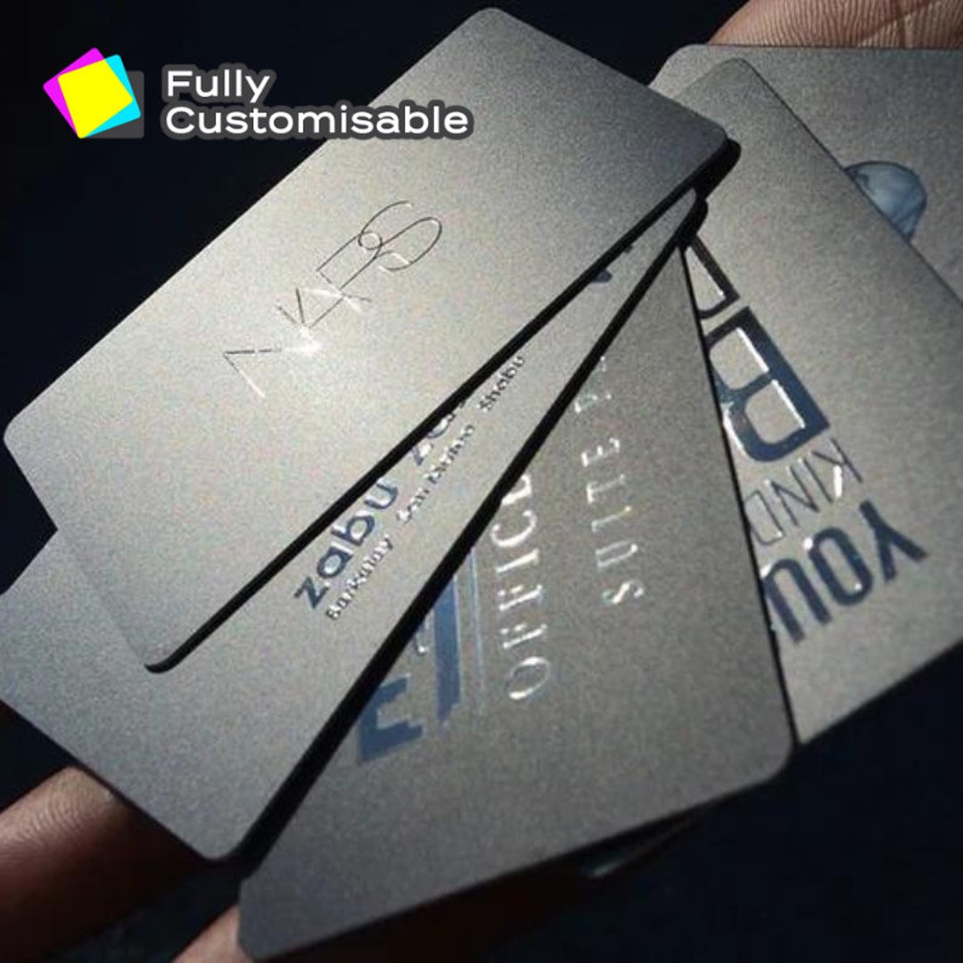 1 X Personalized PVC NFC Digital Business Card | Tap Vcard With QR Code ...